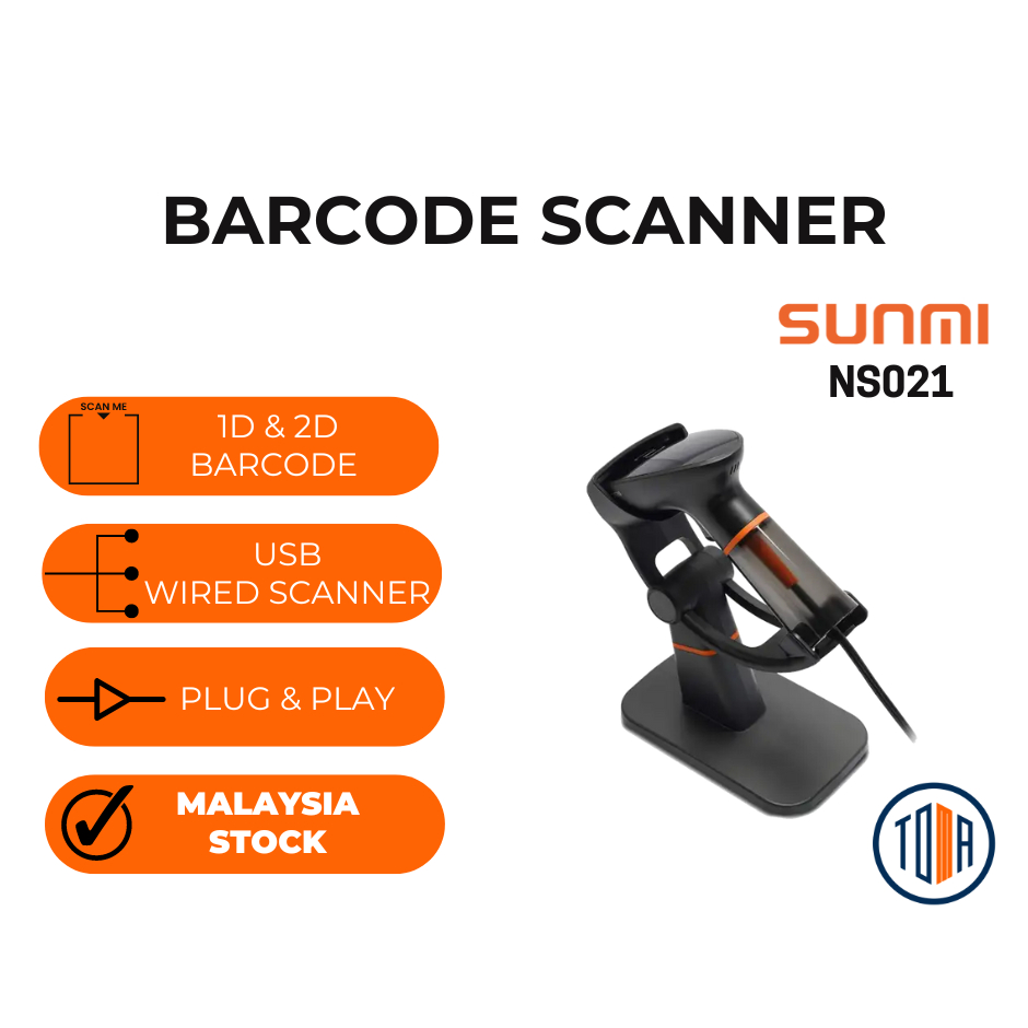 Sunmi NS021 1D/2D Barcode Scanner QR Scanner | Shopee Malaysia