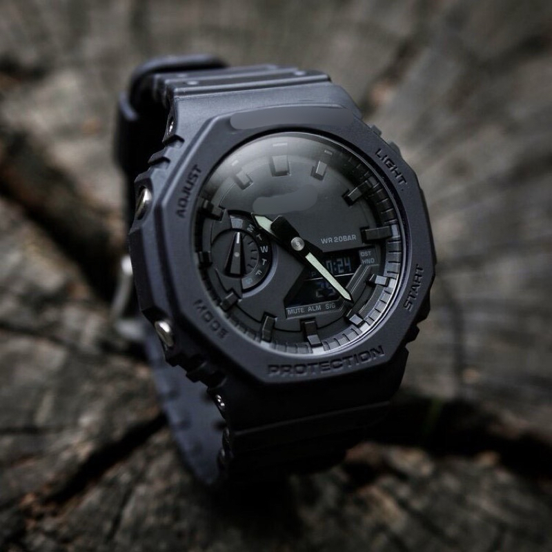 Jam TMJ Full Black Digital Analog | Shopee Malaysia