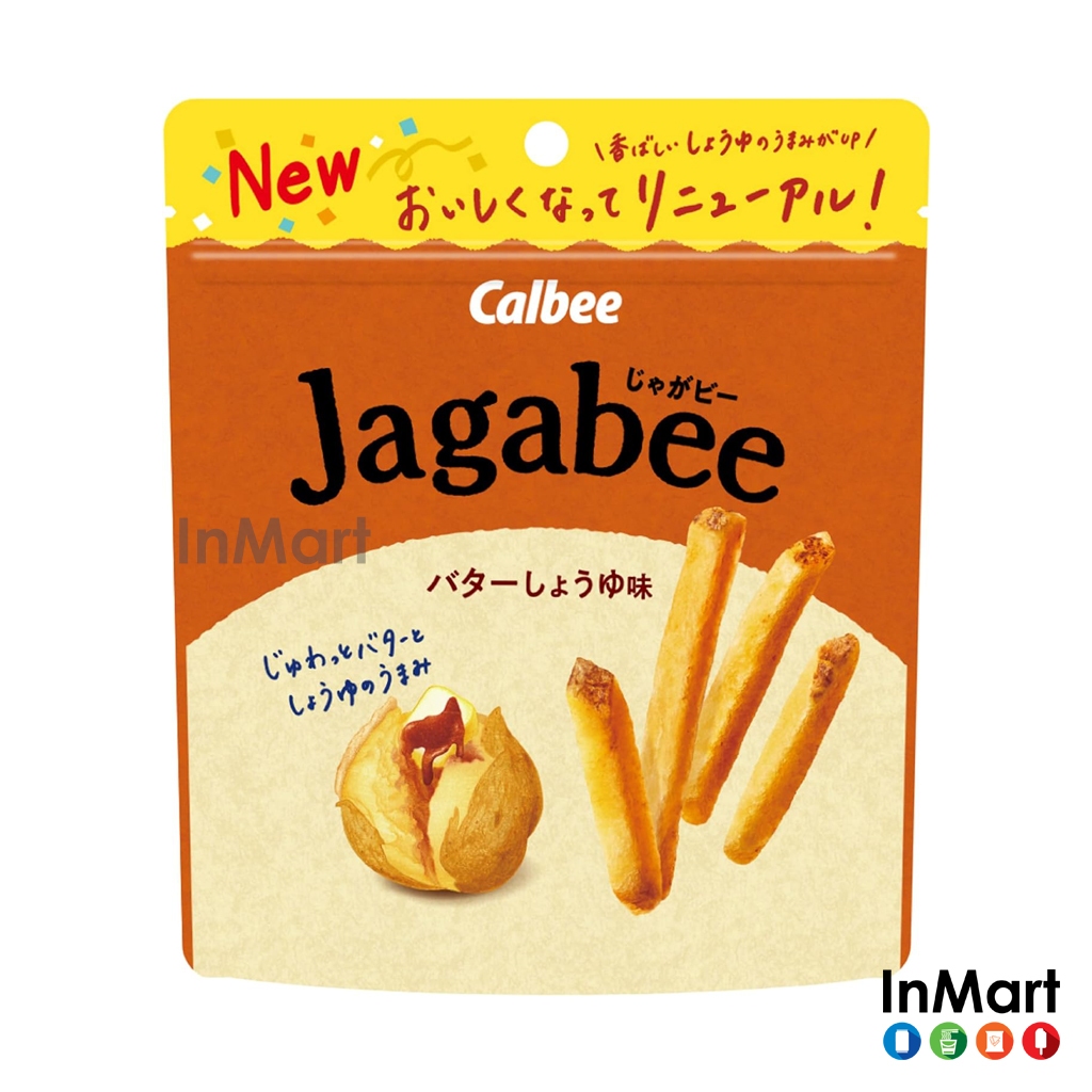 Calbee Jagabee Butter Soy Sauce 38g 卡乐比薯条 黄油酱油味 | Shopee Malaysia