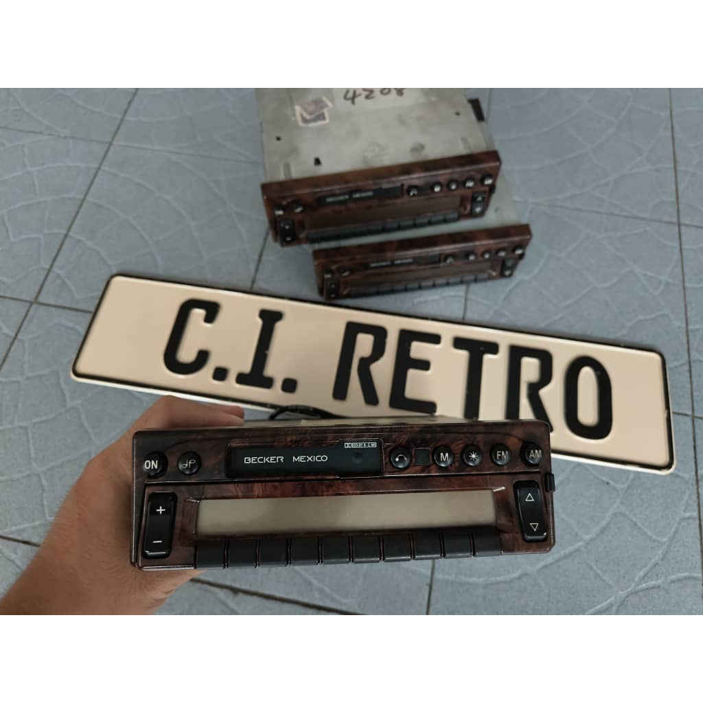 BECKER W124 W126 R129 W140 WOOD RADIO CASETTE PLAYER WITH CODE MERCEDES ...