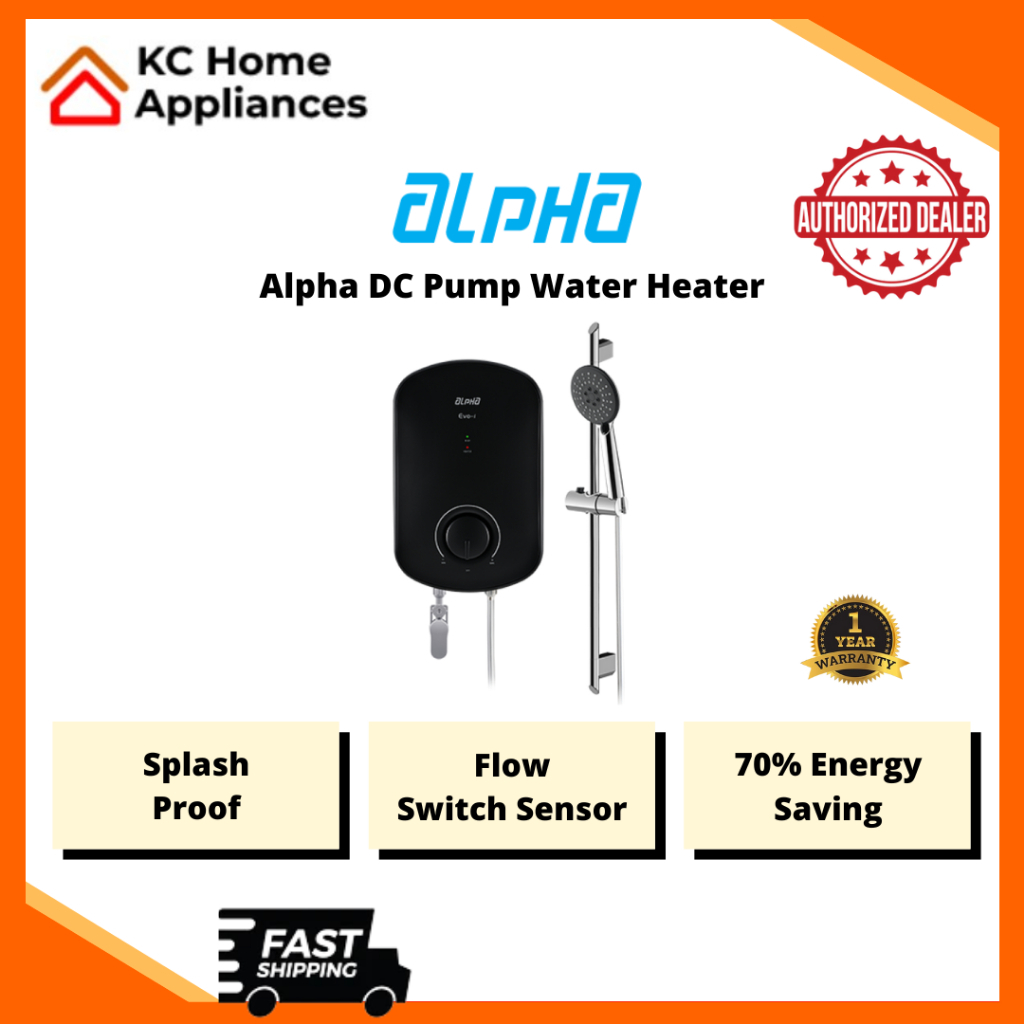 Alpha Pump Water Heater | 55W | Splash-Proof | Flow Switch Sensor ...
