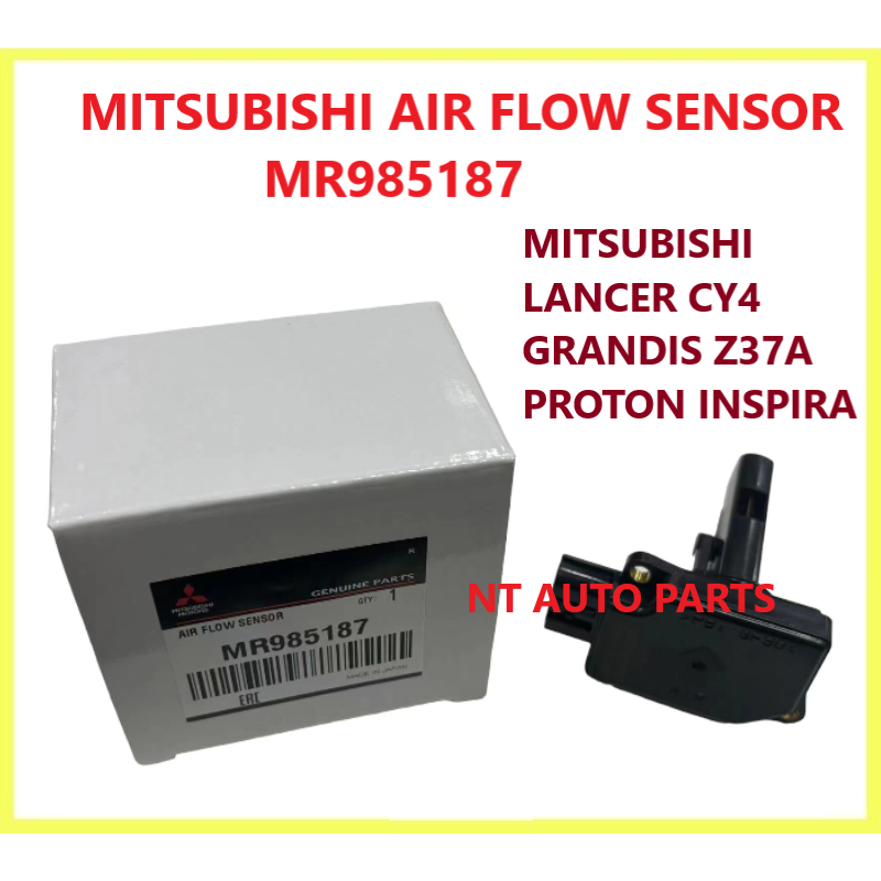 100 % ORIGINAL MITSUBISHI AIR FLOW SENSOR MR985187 LANCER CY4 GRANDIS ...