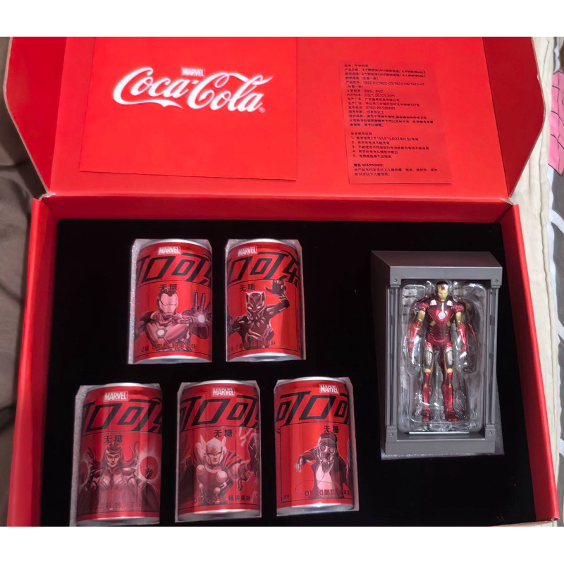 Coca-Cola Zero X Marvel Gift Set 2024 with IronMan Figurine | Shopee ...
