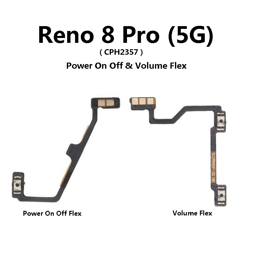 Oppo Reno 8 Pro 5G / Reno8 Pro 5G ( CPH2357 ) Power On Off & Volume ...