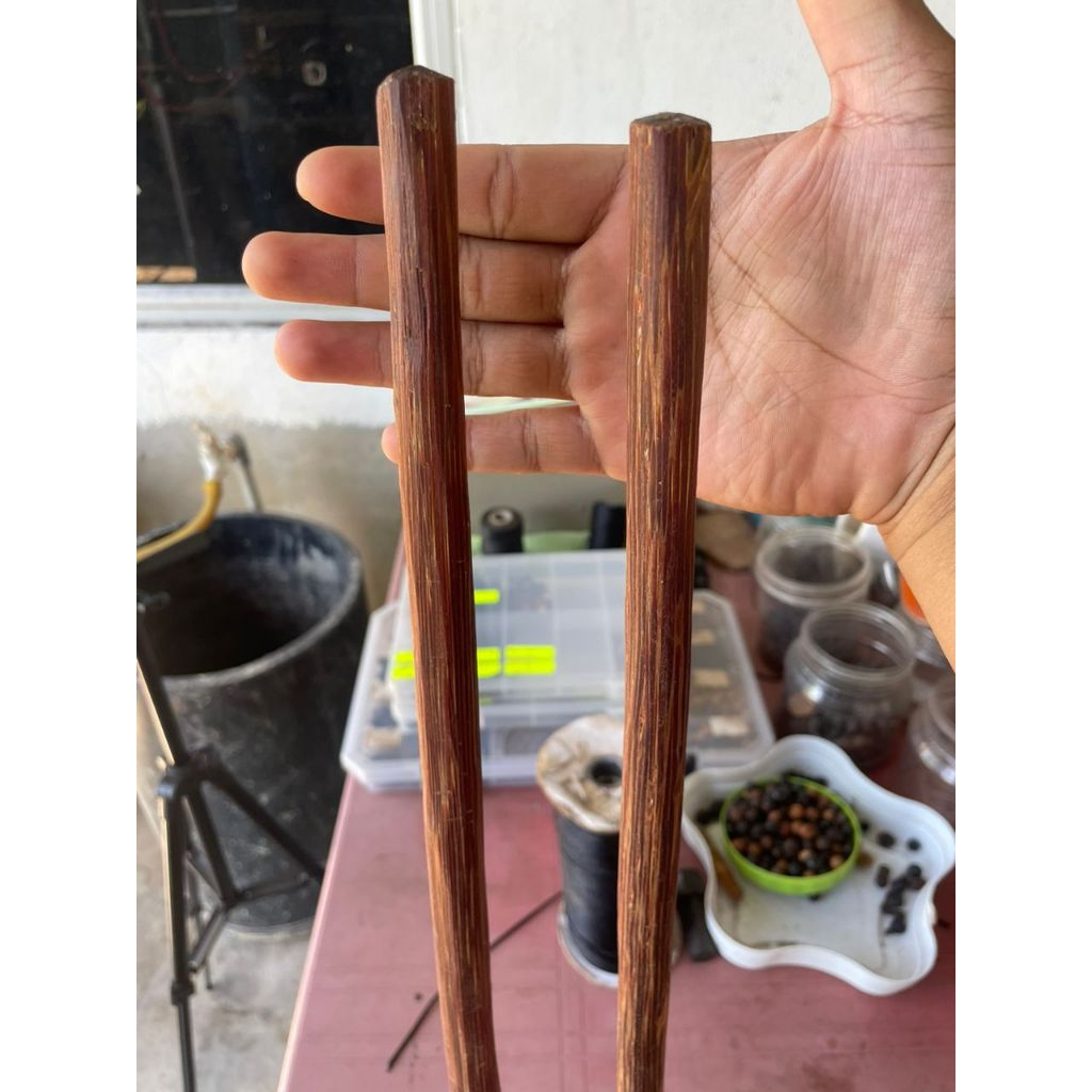 Teras Kayu Ibor untuk dibuat tongkat dan sebagainya | Shopee Malaysia