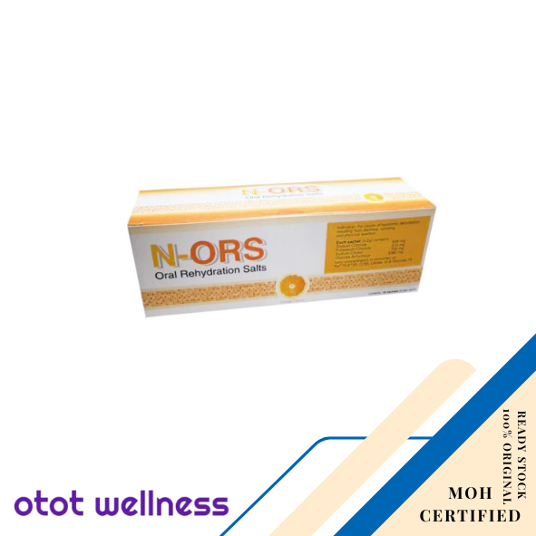 N-ORS REHYDRATION SALTS (ORANGE FLAVOUR) 50x5.2G Original | Shopee Malaysia