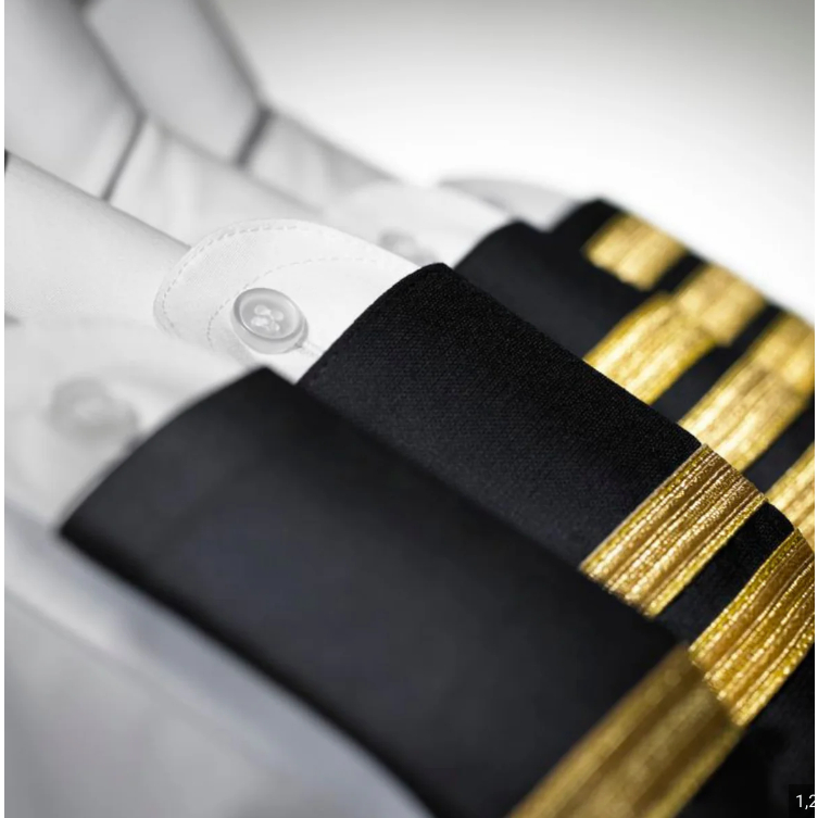 [KEDAI LOKAL🇲🇾] Juruterbang Pilot Epaulettes Captain 4 bars Shoulder ...