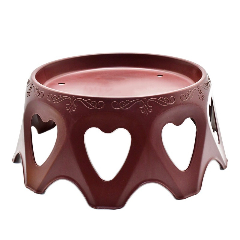 Pelapik pasu bunga/ Plastic Pot Stand Pot Holder (23.5cmx12.5cm ...