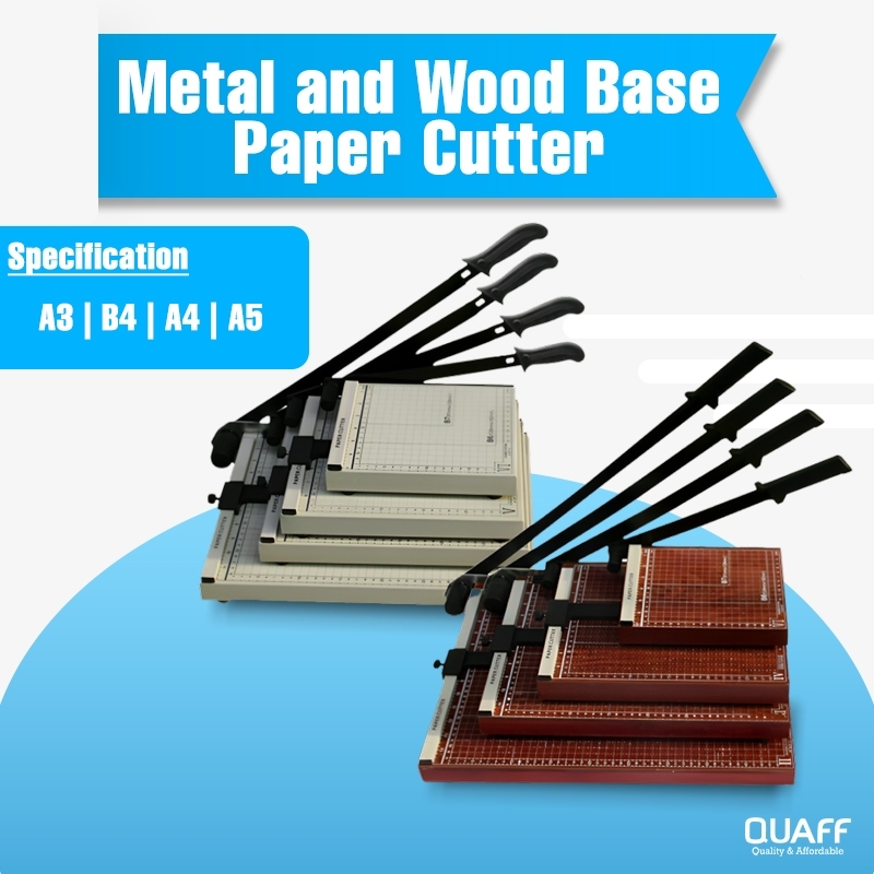 QUAFF Paper Card Document Steel Cutter Trimmer Office Cutting Quality ...