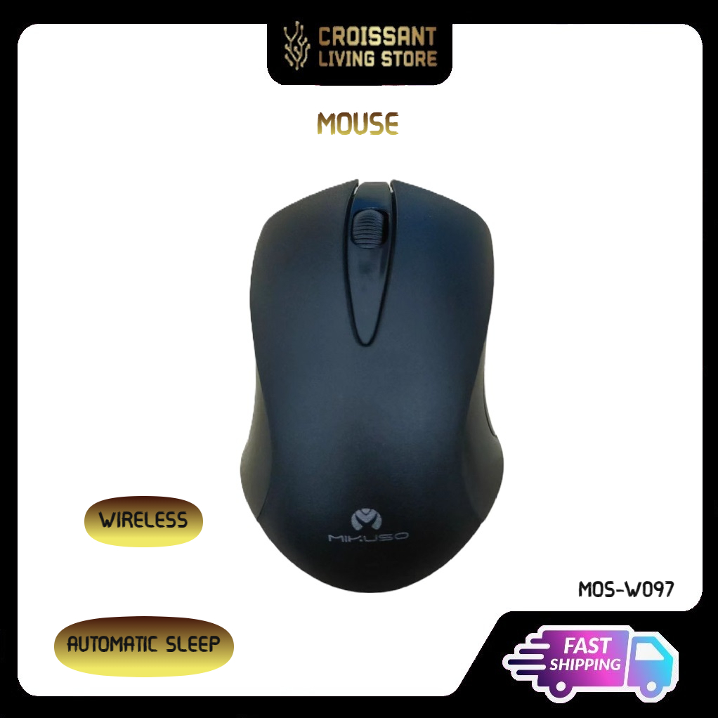 CROISSANT LIVING STORE MIKUSO MOS-W097 MOUSE Wireless Transmission ...