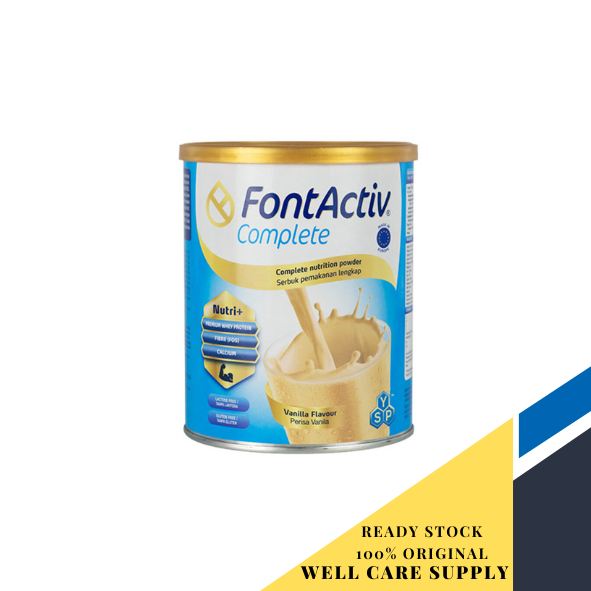 FontActiv Complete Vanilla Flavour 800g (Font Activ) | Shopee Malaysia