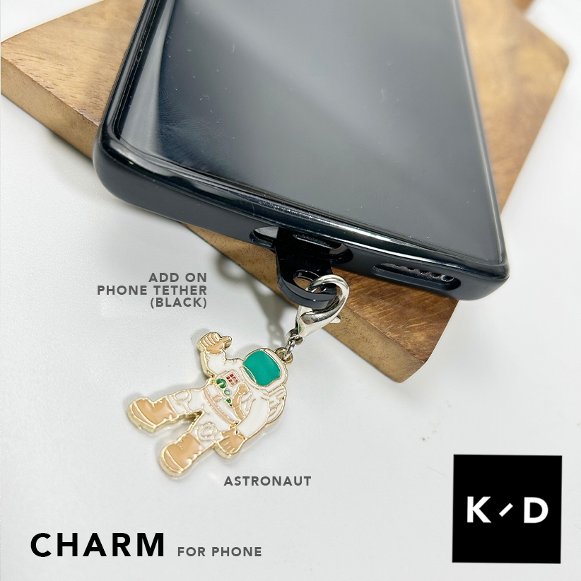 PHONE CHARM keychain zipper cute cartoon gift multipurpose tether ...