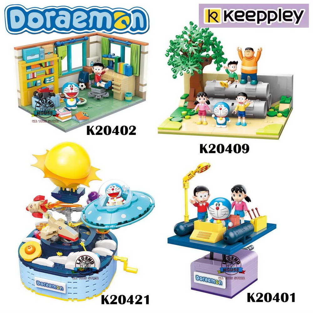 Keeppley Blocks K20401 K20402 K20409 K20421 Doraemon Series Nobita's ...