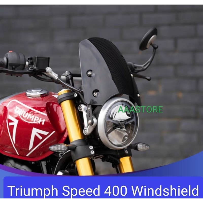 Triumph Speed 400 Small Windshield | Shopee Malaysia