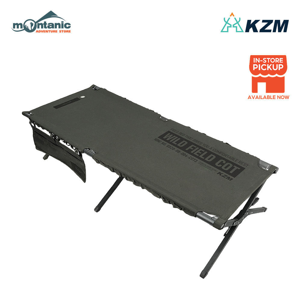 KZM Field Cot Wide - Portable Outdoor Camping Bed | Shopee Malaysia
