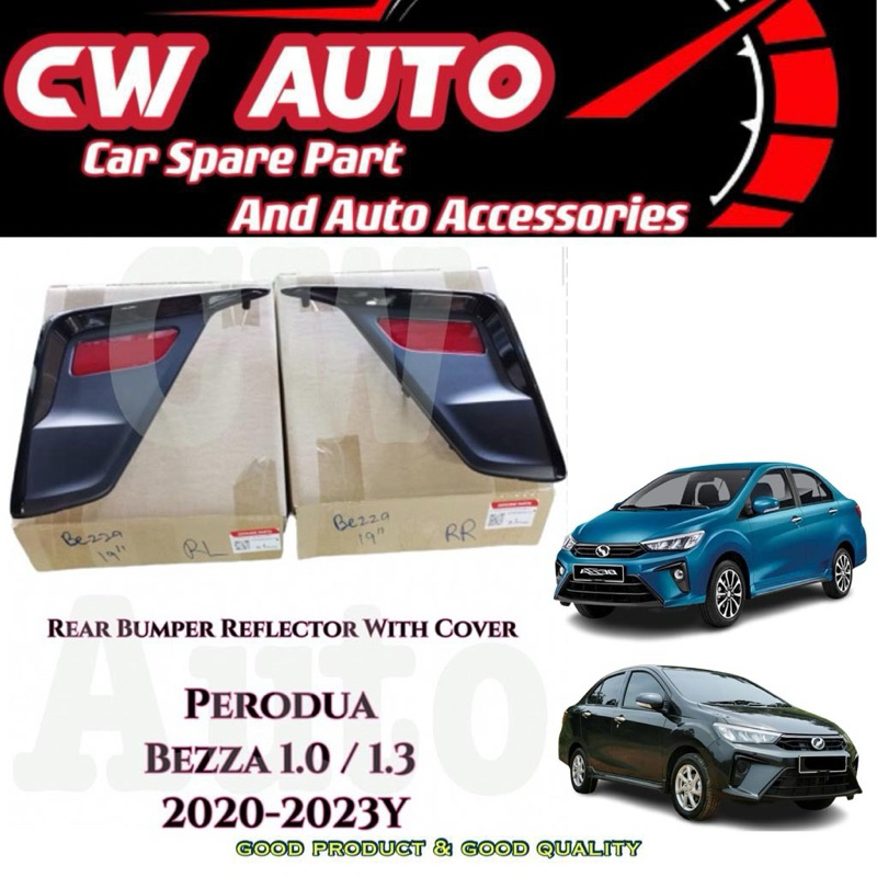 ORIGINAL PERODUA REAR REFLECTOR COVER REAR BUMPER COVER PERODUA BEZZA 1 ...