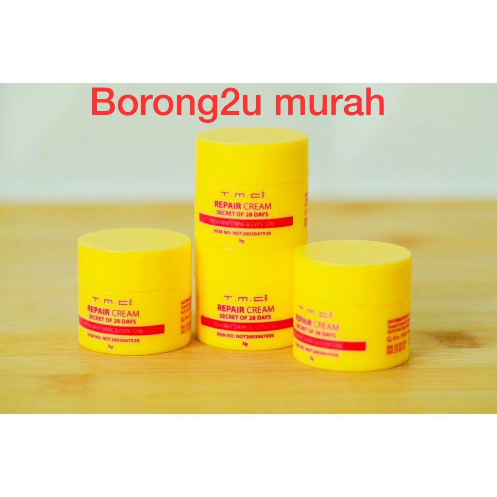 TMC REPAIR CREAM 5G / TMC DAY CREAM 5G / TMC THE NEST WHITENING SOAP ...