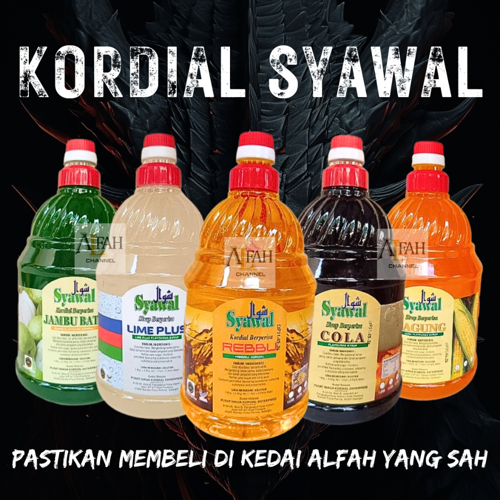KORDIAL SYAWAL BERPERISA 31 JENIS | Shopee Malaysia