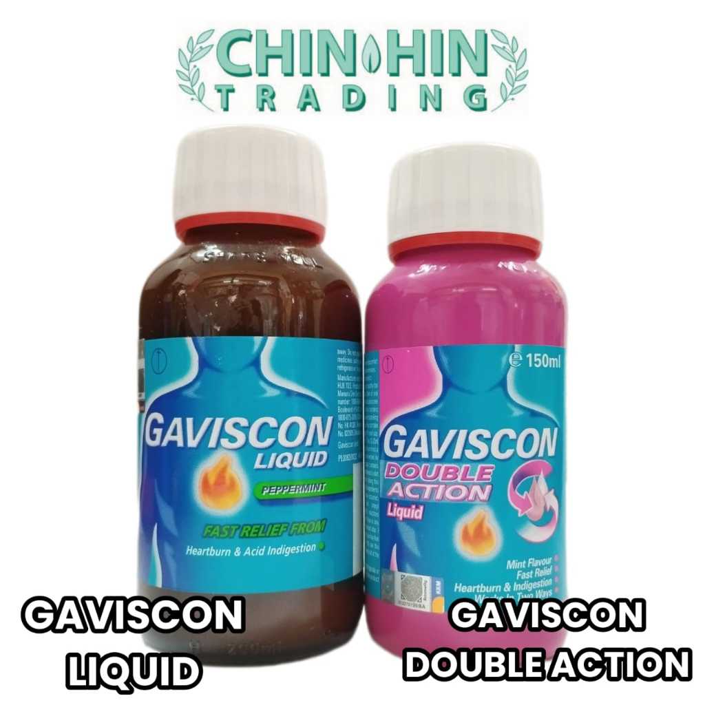 [GAVISCON] Gaviscon Liquid (200ml per bottle) / Gaviscon Double Action ...