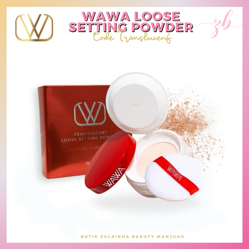 WAWA TRANSLUCENT LOOSE SETTING POWDER 15G | Shopee Malaysia