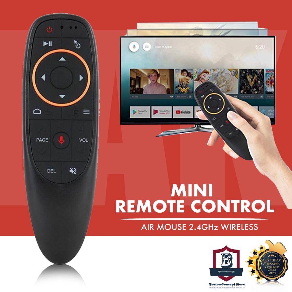G10S Fly Air Mouse 2.4GHz Wireless Voice Control Mini Remote Control ...