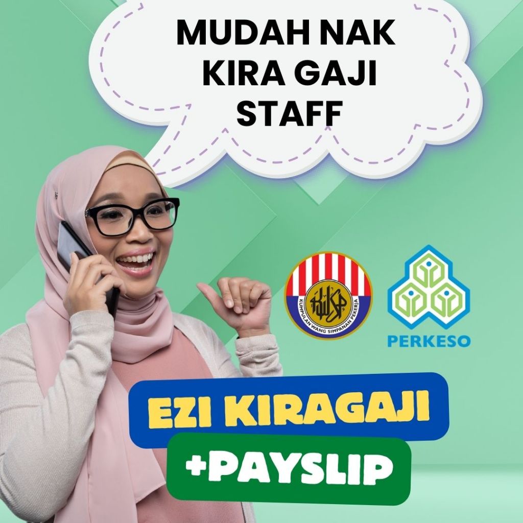 EZi PAYROLL SYSTEM, PENGURUSAN GAJI, KIRAAN KWSP SOCSO ZAKAT OTOMATIK, PAYSLIP & EA FORM ...