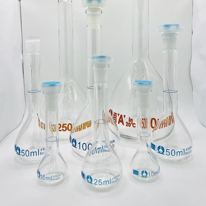 Glass Volumetric Flask PE Stopper, Class A, HUD/GVF/1621, 10ML - 2000ML | Shopee Malaysia