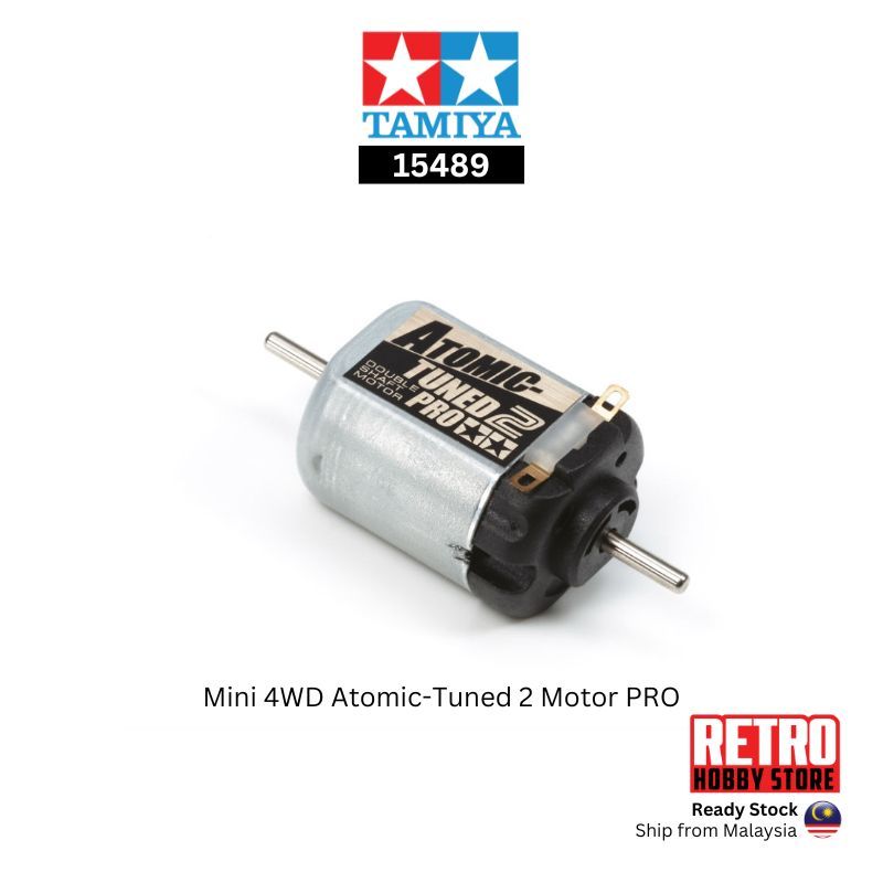 Tamiya 15489 ★ Mini 4WD Atomic-Tuned 2 Motor PRO Double Shaft Engine ...