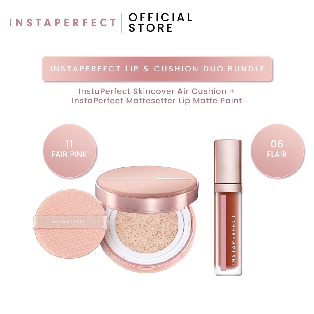 Instaperfect Lip & Cushion Duo ( Instaperfect Mattesetter Lip Matte ...