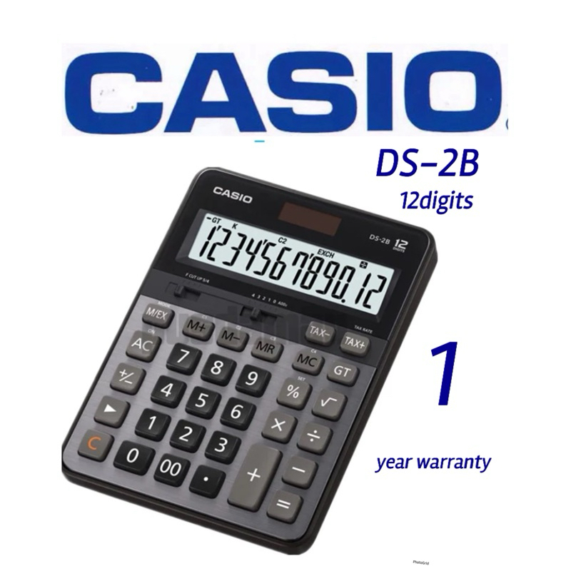 Casio 12digits heavy duty calculator DS-2B Casio ds-2b Casio DS-2b | Shopee Malaysia