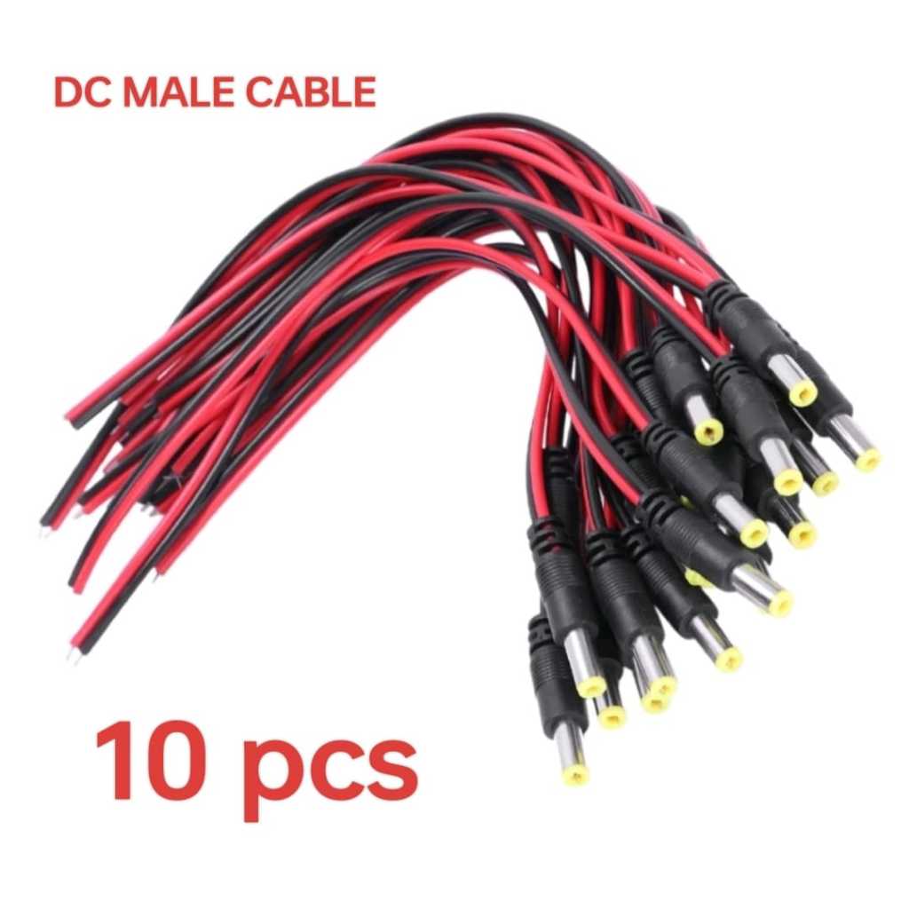 (10PCS) KS DC CABLE (BLACK/RED) | Shopee Malaysia