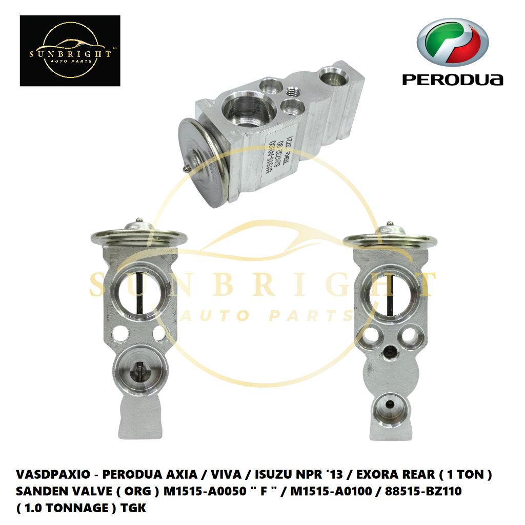 PERODUA AXIA / VIVA / ISUZU NPR '13 / EXORA REAR SANDEN VALVE ( ORG ...