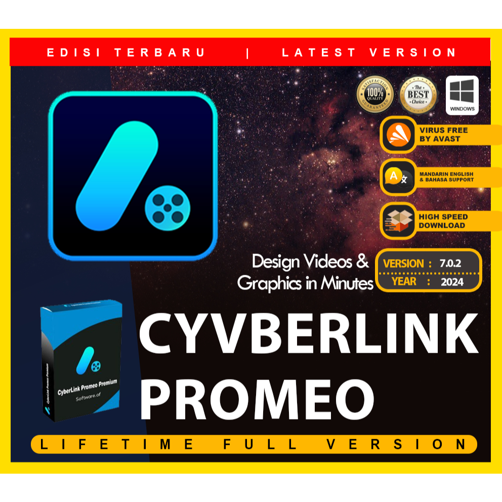 💻 CYBERLINK PROMEO 💻 Windows | Full Version | Lifetime License ...
