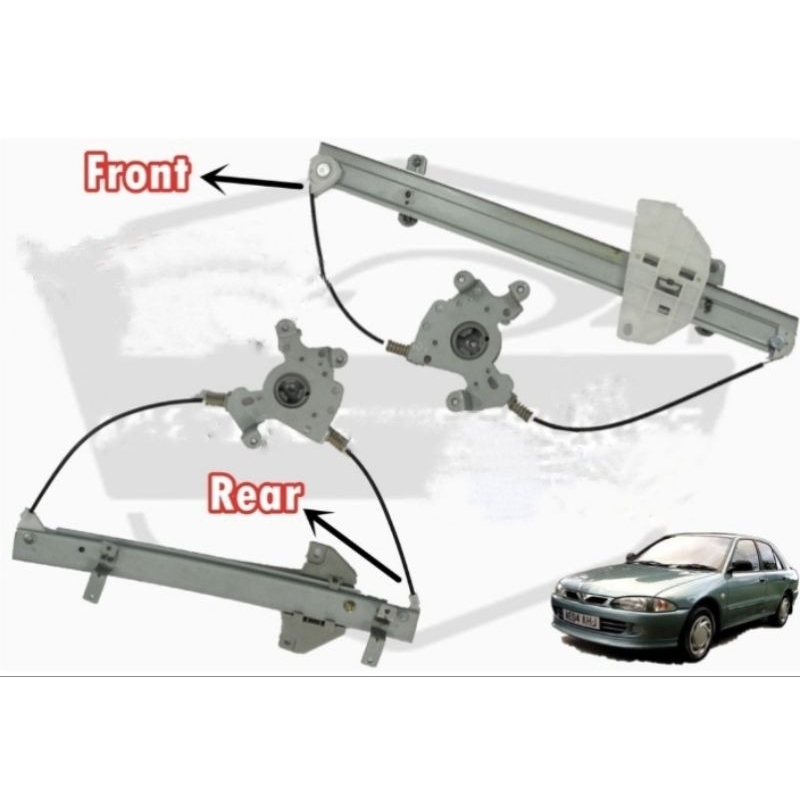 Bracket Power Window Wira 1.3/Wira Modified/Wira Regulator | Shopee ...