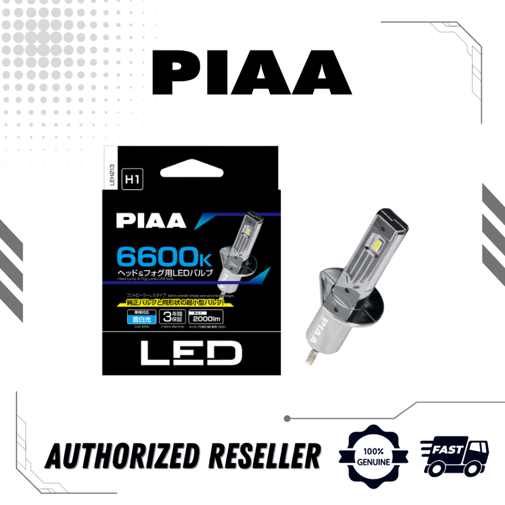 PIAA LEH213 H1 4th GEN Ultra Compact 6600K LED Bulb (Original) | Shopee Malaysia