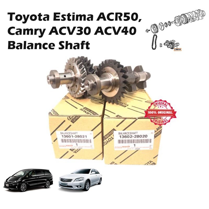 Original Toyota Genuine ACR50 ANH20 ACV30 ACV40 ACR30 ANH10 2AZFE Balance Shaft | Shopee Malaysia