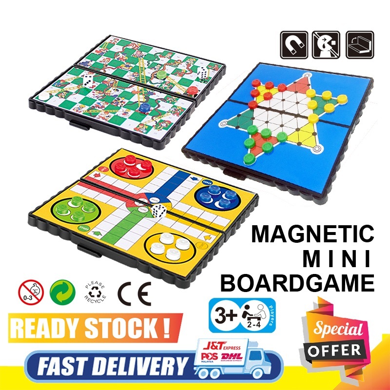 PREMIUM MAGNETIC POCKET BOARD GAMES PORTABLE & FOLDABLE (CHINESE CHESS ...