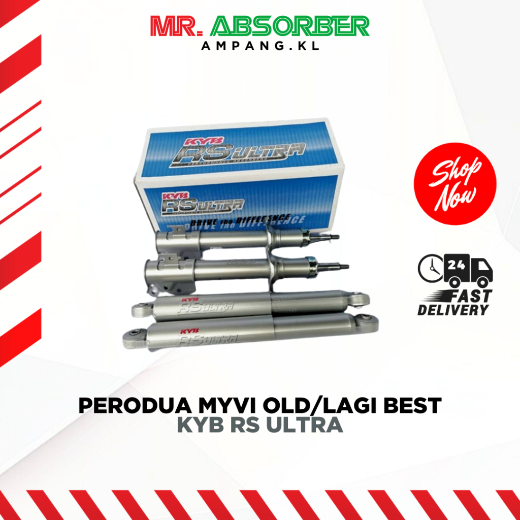 KYB RS ULTRA ABSORBER PERODUA MYVI OLD/MYVI LAGI BEST/MYVI GEN3 | Shopee Malaysia