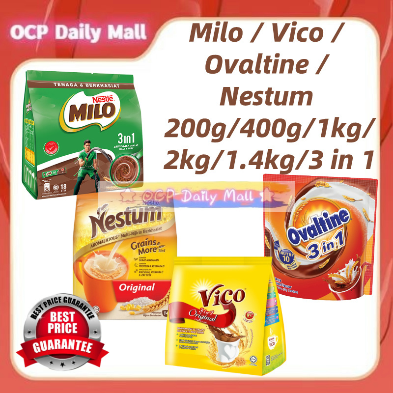 (FREE SHIPPING NO SBH/SRW)Nestle MILO Activ-Go Chocolate Malt Powder ...