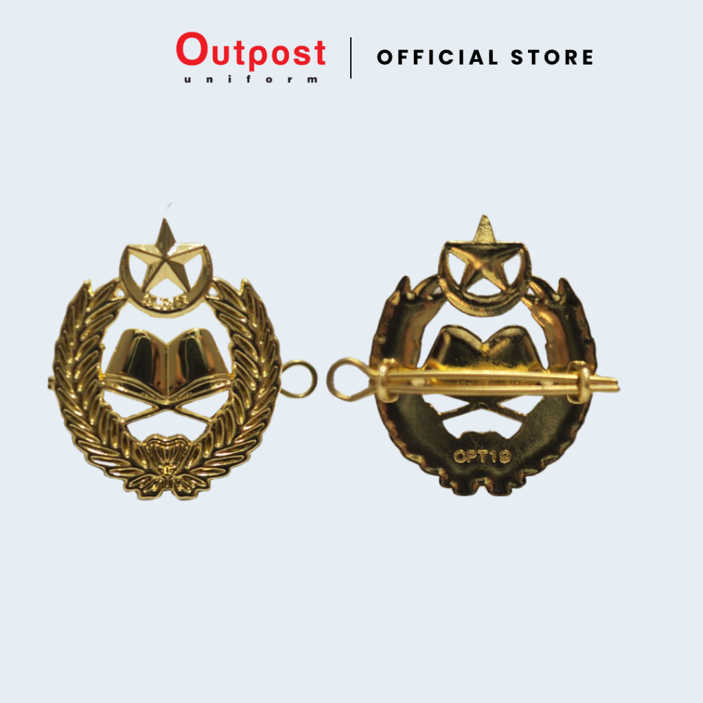 Lencana Topi Besi Kadet Remaja Sekolah (KRS) / (TKRS) | Shopee Malaysia
