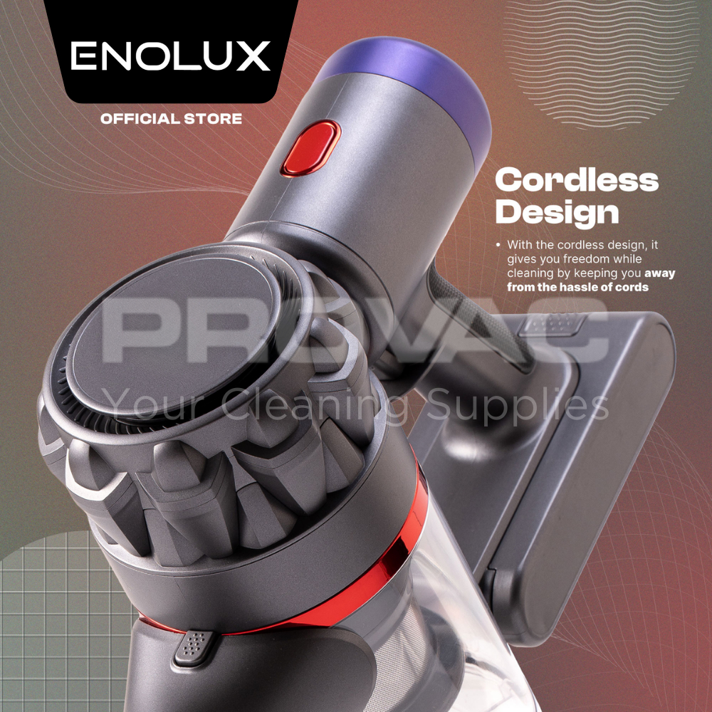 ENOLUX V50 Hyper Cordless Vacuum Cleaner Cyclone Series 28000PA Suction ...