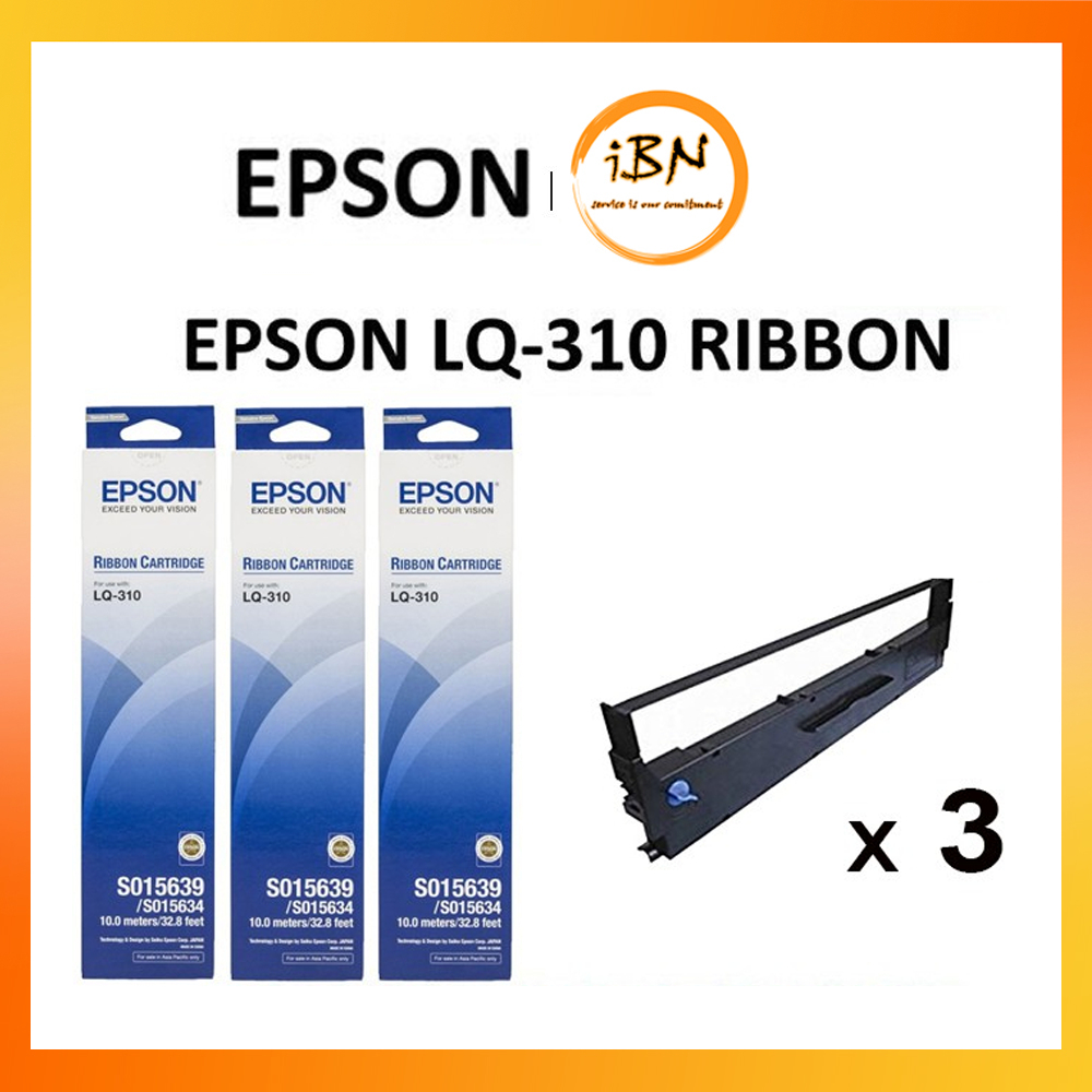 3PCS EPSON LQ-310 Ribbon Cartridge ( S015639 ) | Shopee Malaysia