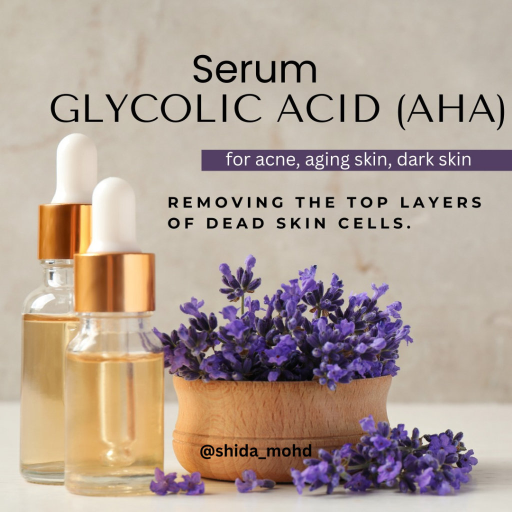 SERUM GLYCOLID ACID (AHA) I 15ML I MENCERAHKAN KULIT I MERAWAT PORI ...