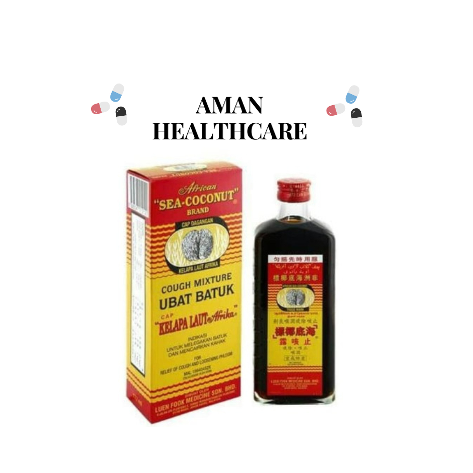 UBAT BATUK CAP KELAPA LAUT AFRIKA 177ML | Shopee Malaysia