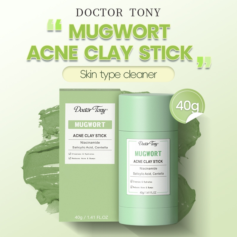 DOCTOR TONY Mugwort Clay Mask Stick Mask Soothes Redness and Removes ...