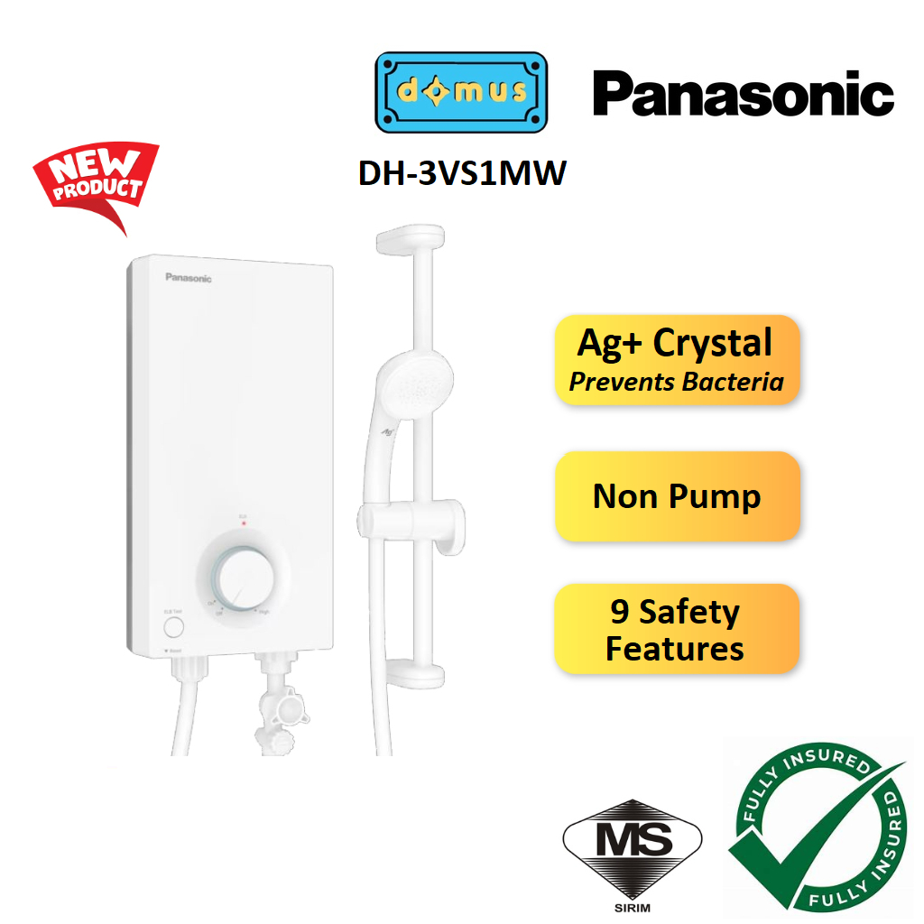 Panasonic V Series Instant Water Heater Non Jet Pump With Ag+ Analogue ...
