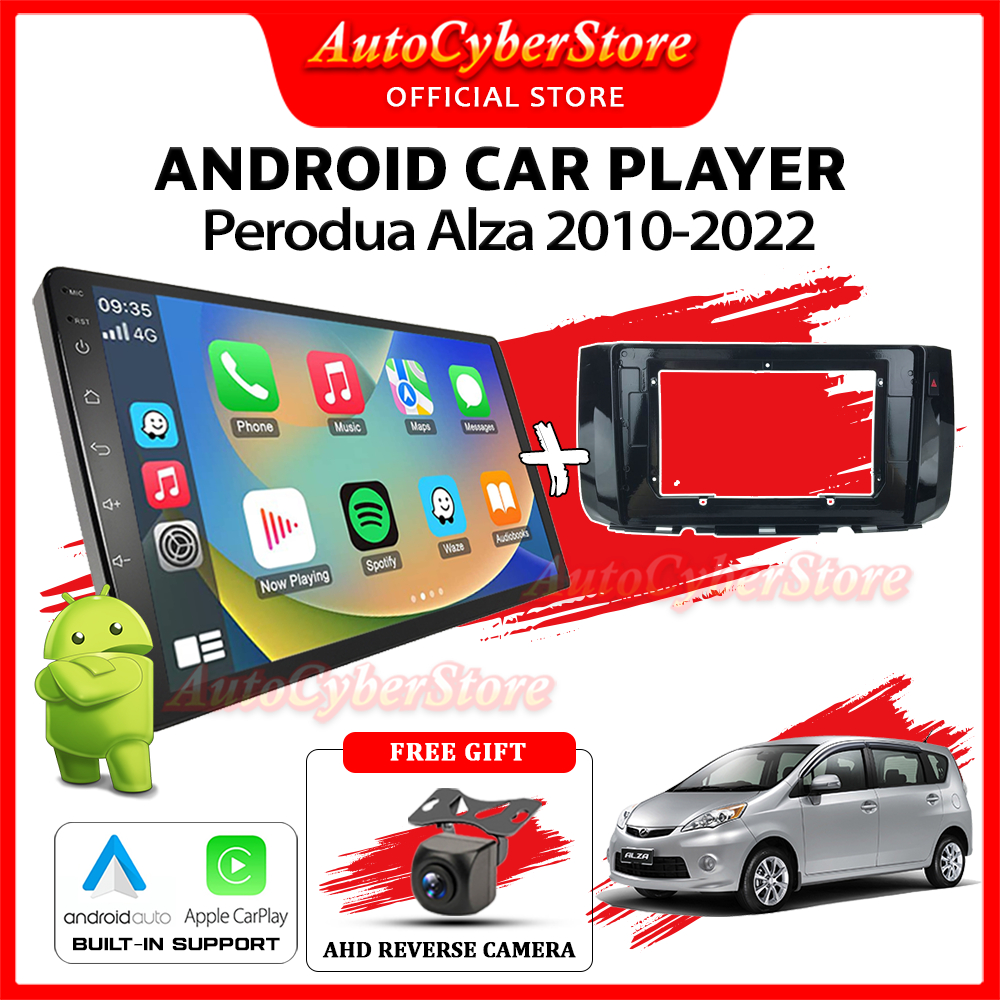 Perodua Alza 2010 - 2022 Android 12 Quad Core 10" Inch IPS/QLED Screen ...