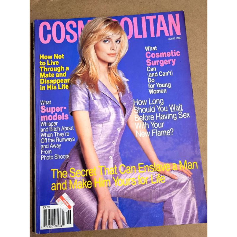 Cosmopolitan Magazine June 1996 Vintage Collectible Book Advertisement ...