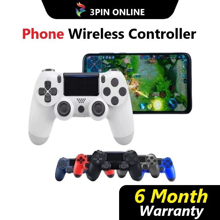 🔥3Pin Controller Phone Game Wireless Bluetooth Android Ios Pc ...