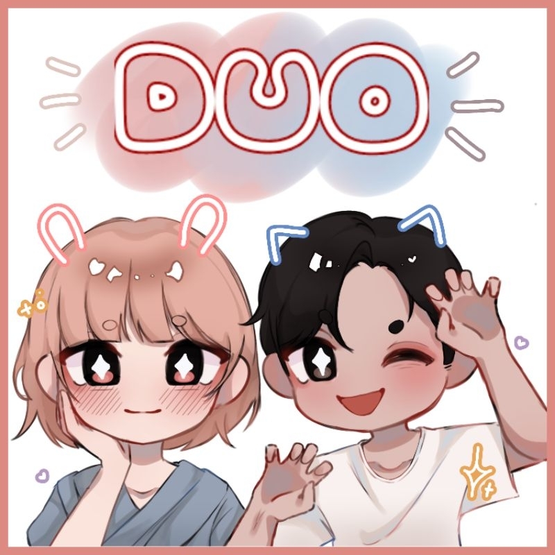[CLOSED] 🍁 DUO YCH CHIBI ART COMMISSION 🍁 | Shopee Malaysia